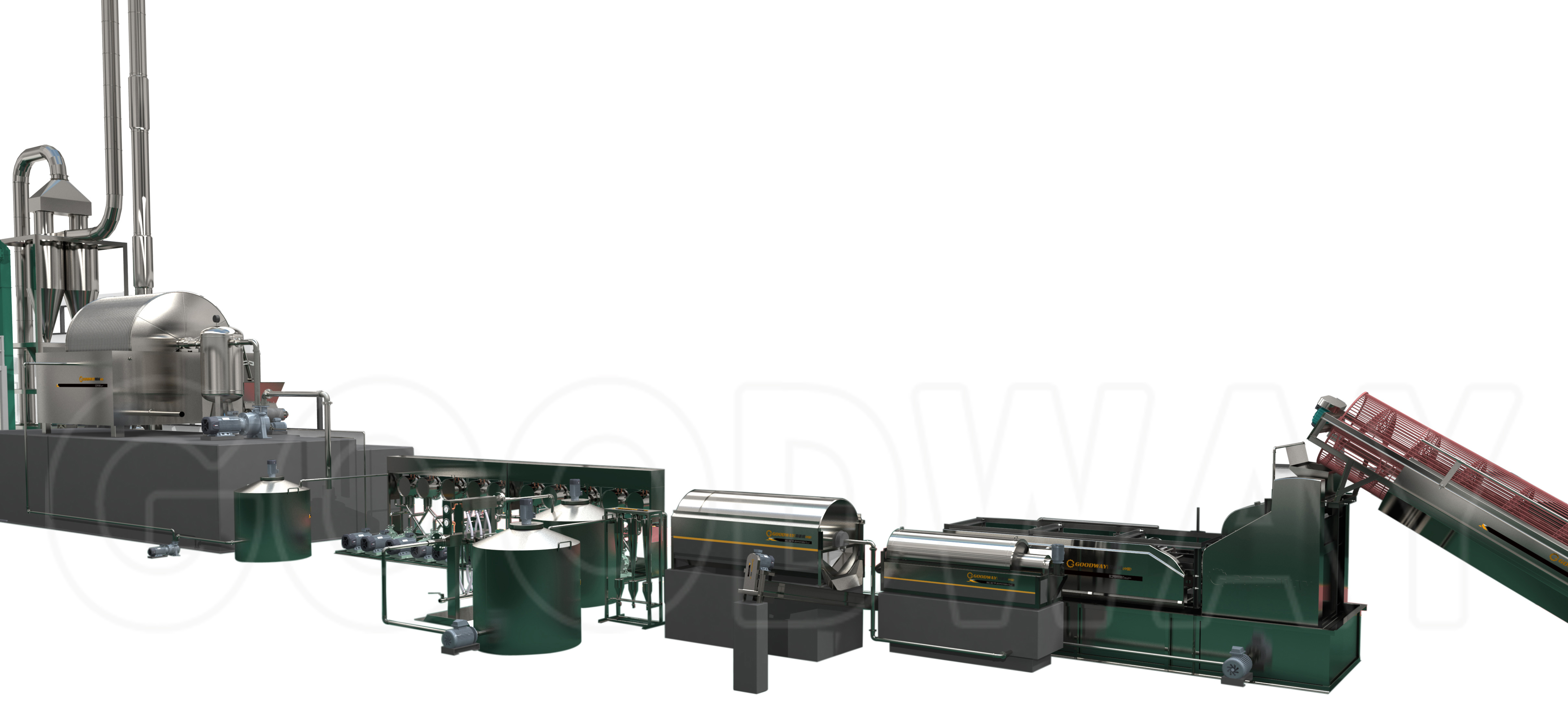 Cassava Starch Processing Machine